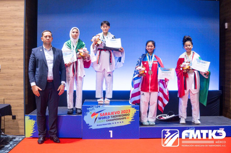 Nahomi Martínez da primera medalla para México en el Campeonato Mundial